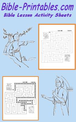 Bible Lesson Activity Sheets | Bible-Printables